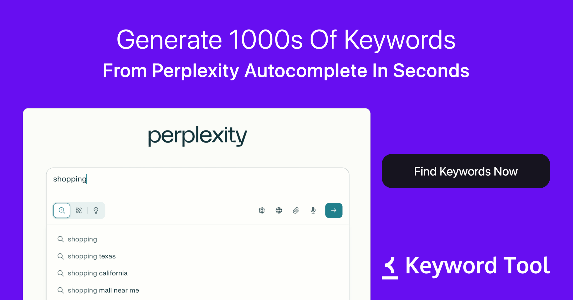 Perplexity Keyword Tool ⚠️ AI Keyword Research【FREE】